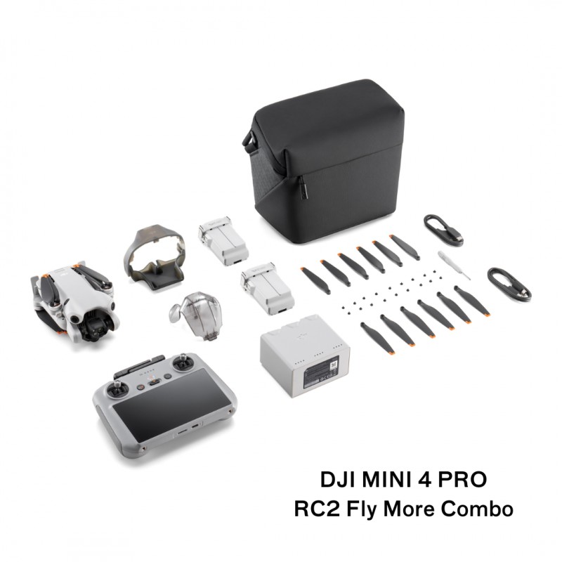 DJI Mini 4 Pro Drone with RC2 Controller Fly More Combo Plus